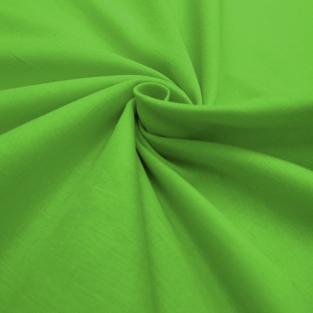 Plain Muslin by the metre - BRIGHT GREEN|Coloured Muslin Fabric by the ...